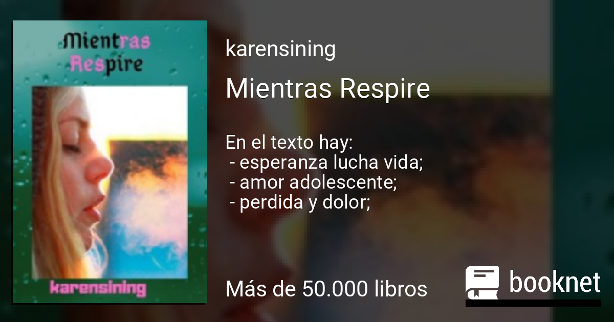 Mientras Respire leer libro en línea en Booknet