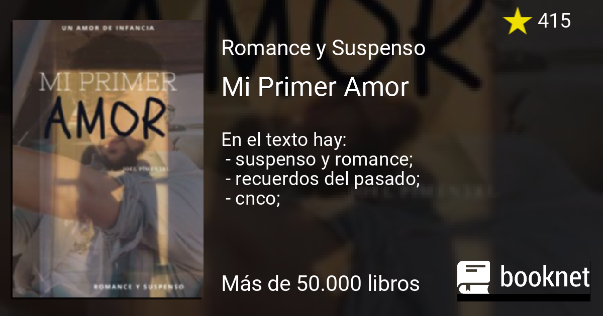 Mi Primer Amor leer libro en línea en Booknet