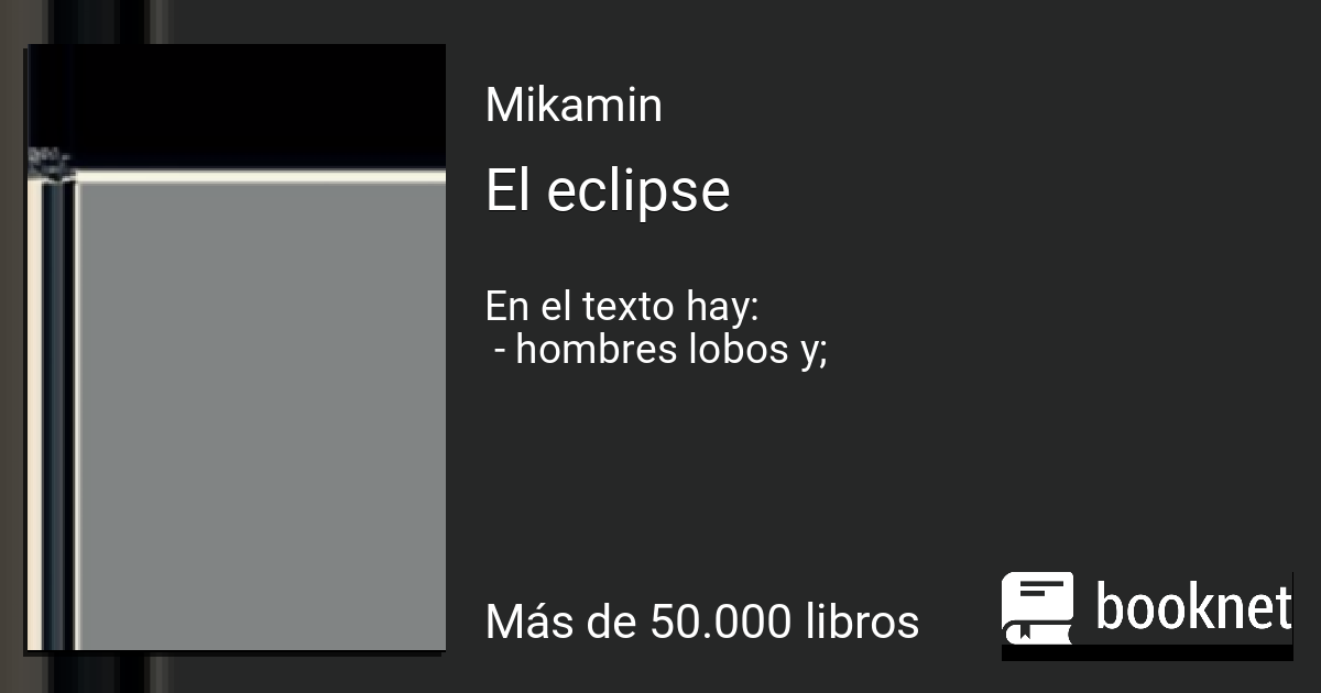El eclipse Leer libros online, descargar fb2 mobi epub en Booknet