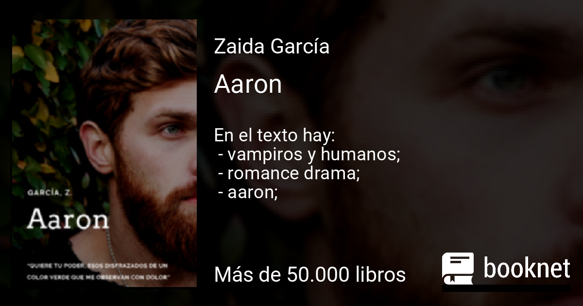 Aaron leer libro en línea en Booknet