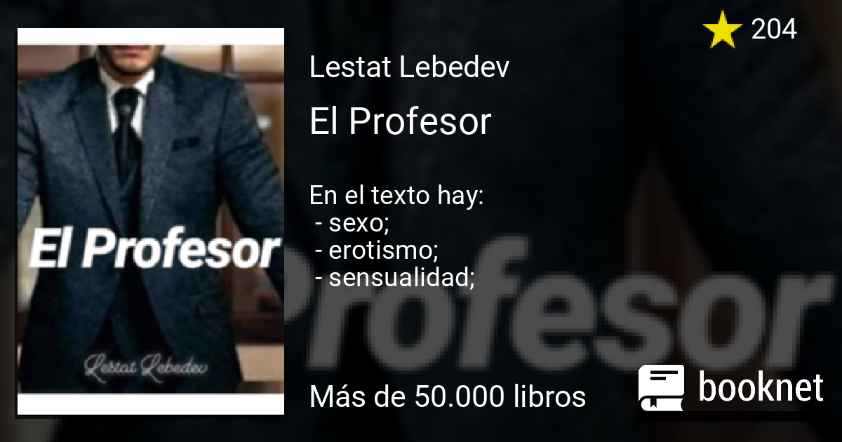 El Profesor Leer libros online en Booknet