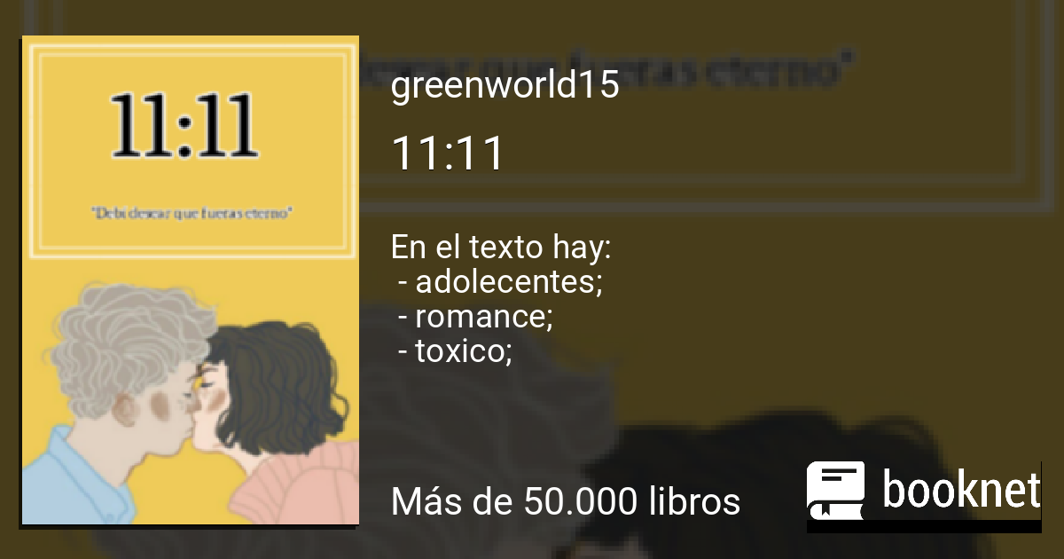 11:11 leer libro en línea en Booknet
