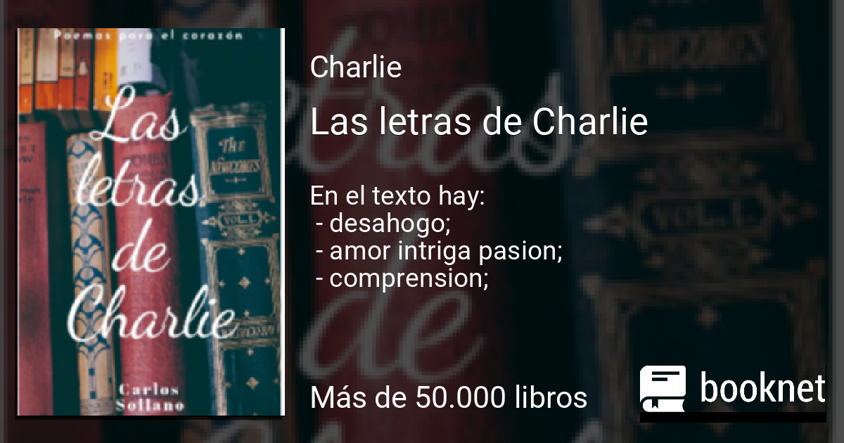 Las letras de Charlie leer libro en línea en Booknet