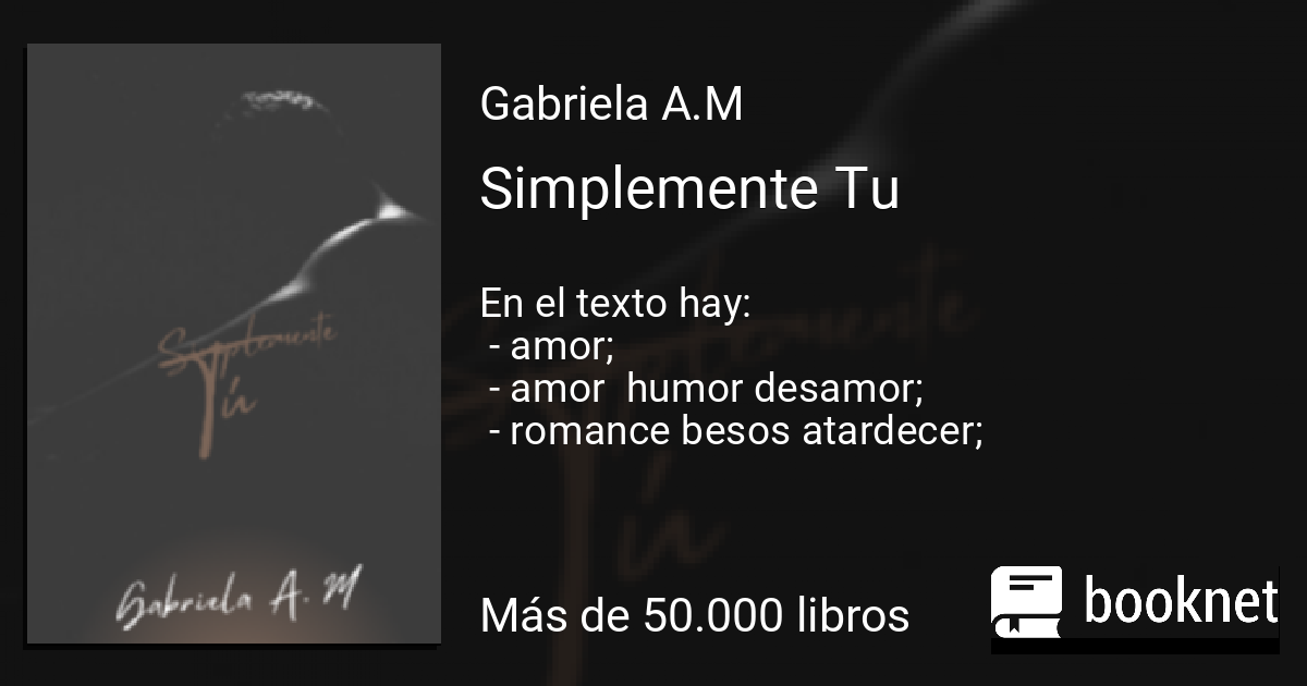 Simplemente Tu leer libro en línea en Booknet