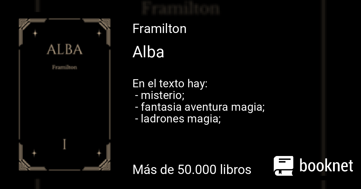 Alba leer libro en línea en Booknet