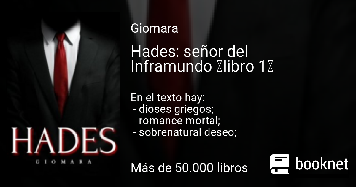 Hades: señor del Inframundo libro 1 leer libro en línea en Booknet