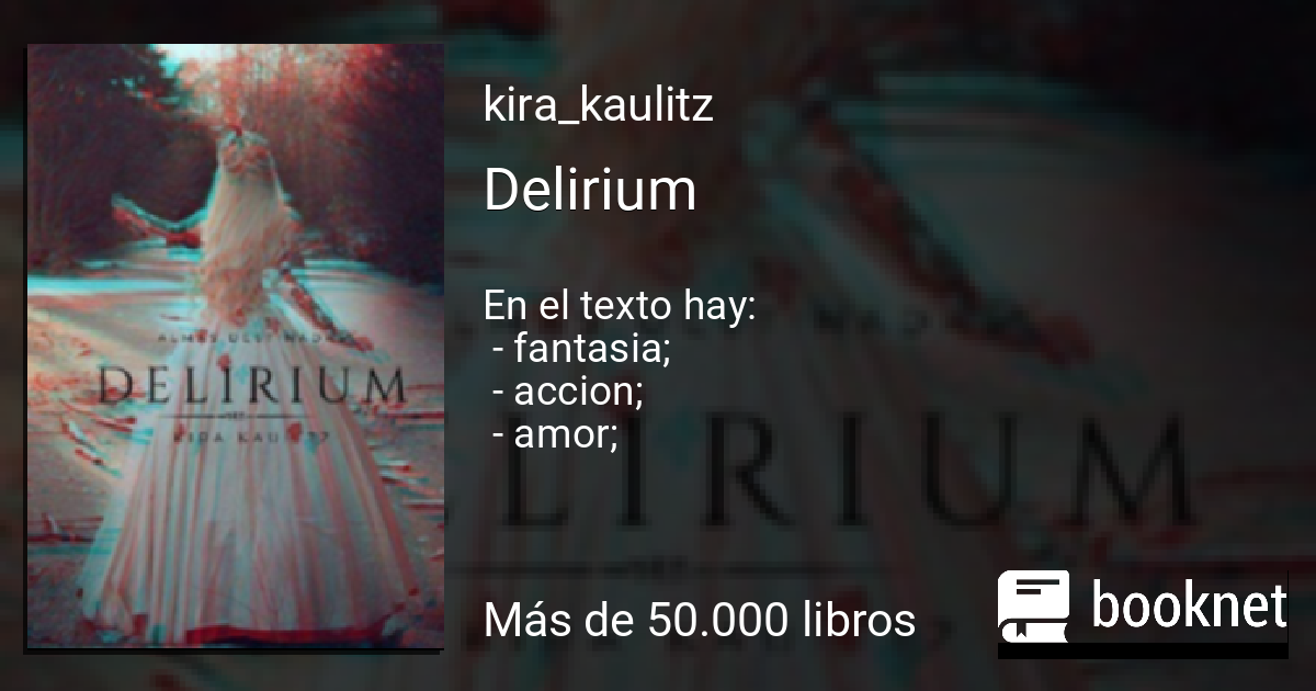 Delirium leer libro en línea en Booknet