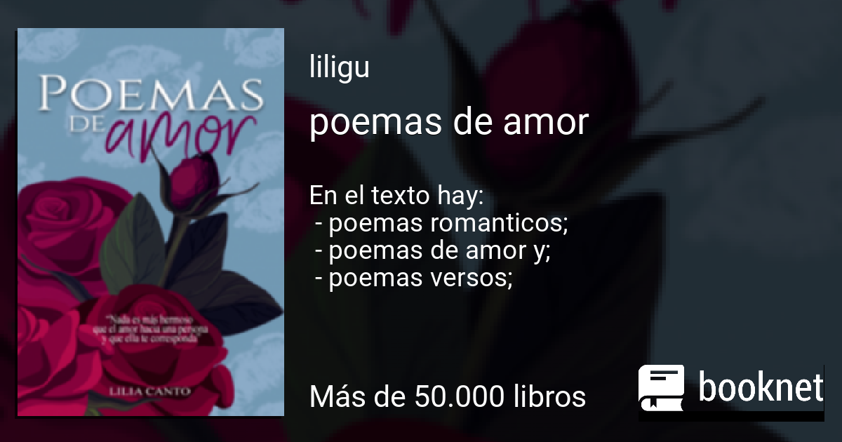 poemas de amor leer libro en línea en Booknet