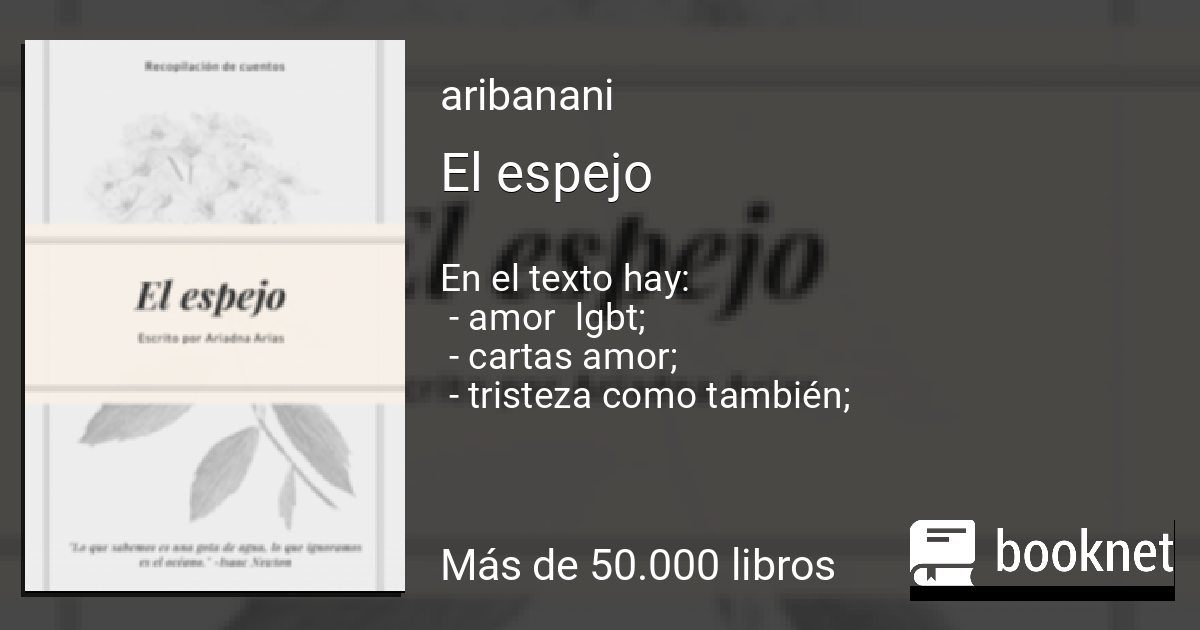 El espejo Leer libros online en Booknet