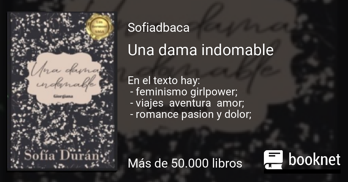 Una dama indomable leer libro en línea en Booknet