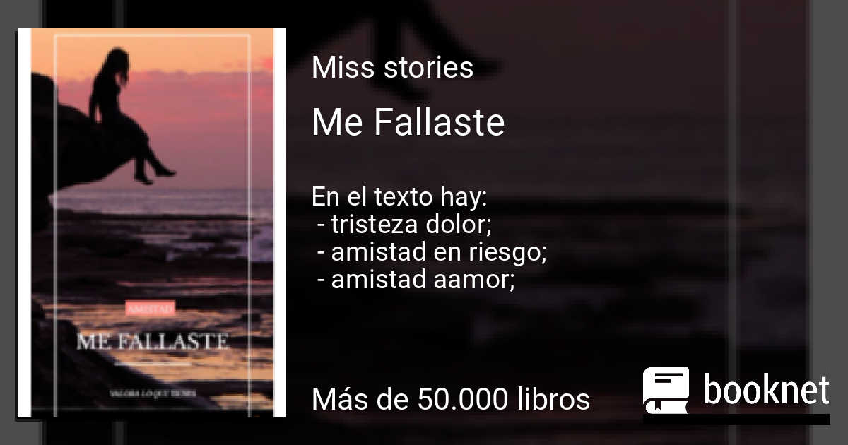 Me Fallaste leer libro en línea en Booknet