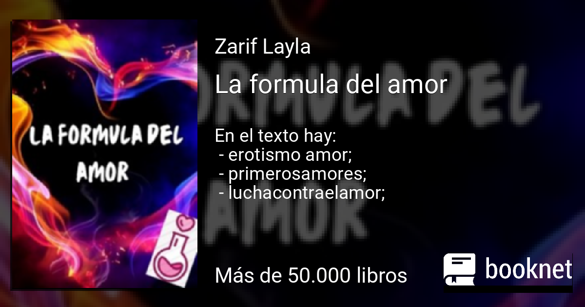 La formula del amor Leer libros online en Booknet