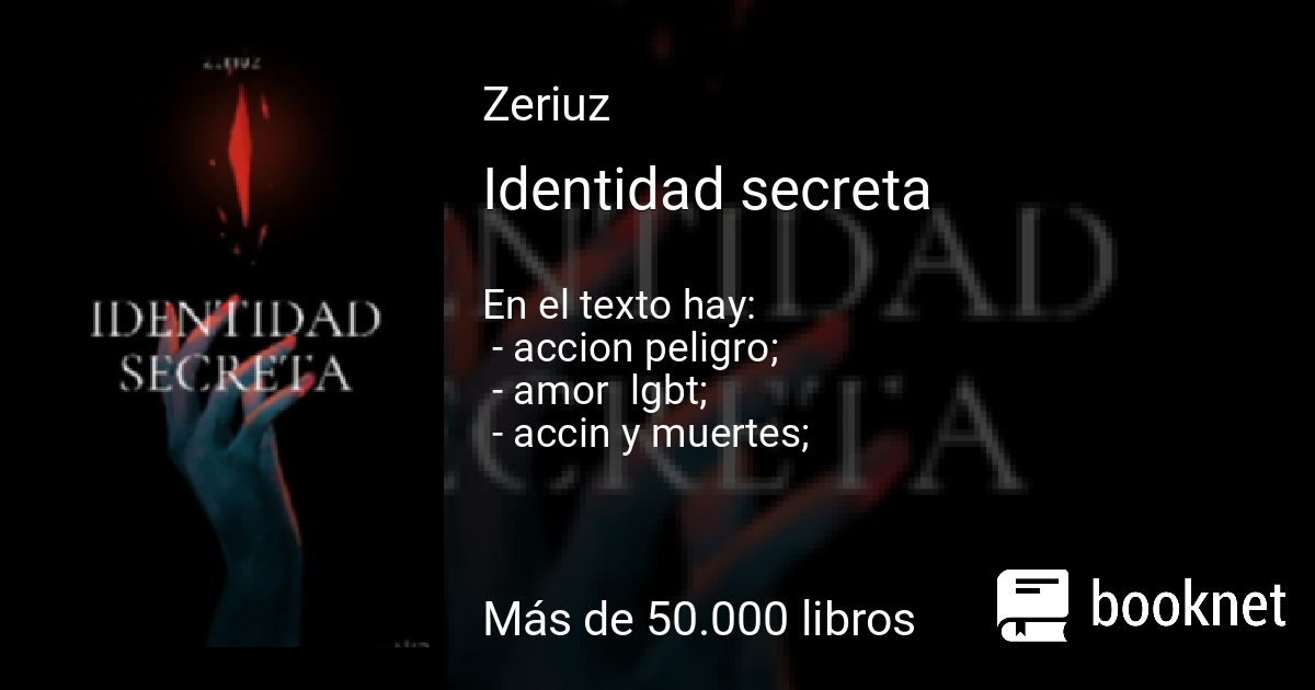 Identidad secreta Leer libros online en Booknet
