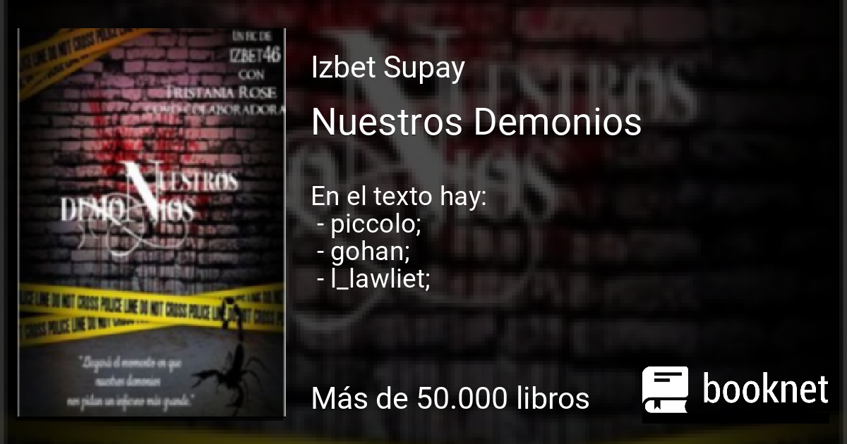 Nuestros Demonios leer libro en línea en Booknet