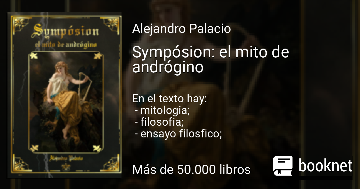 Sympósion: el mito de andrógino leer libro en línea en Booknet