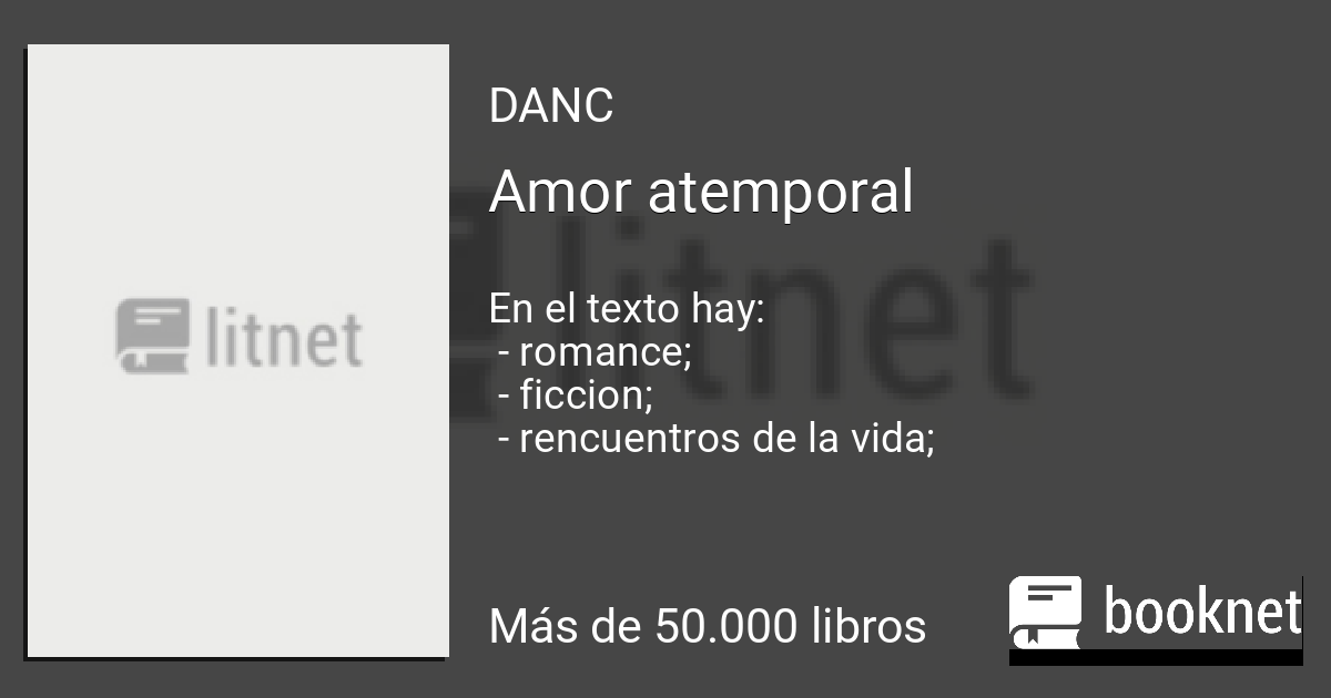 Amor atemporal leer libro en línea en Booknet