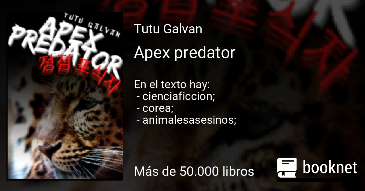 Apex predator leer libro en línea en Booknet