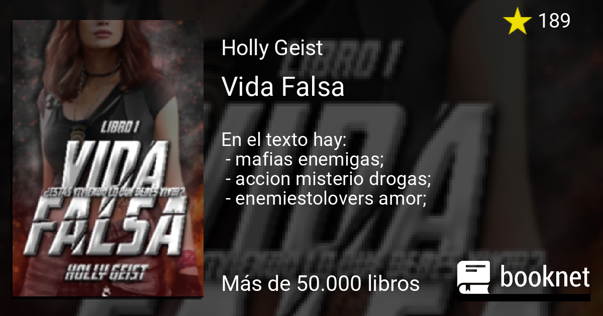 Vida Falsa leer libro en línea en Booknet