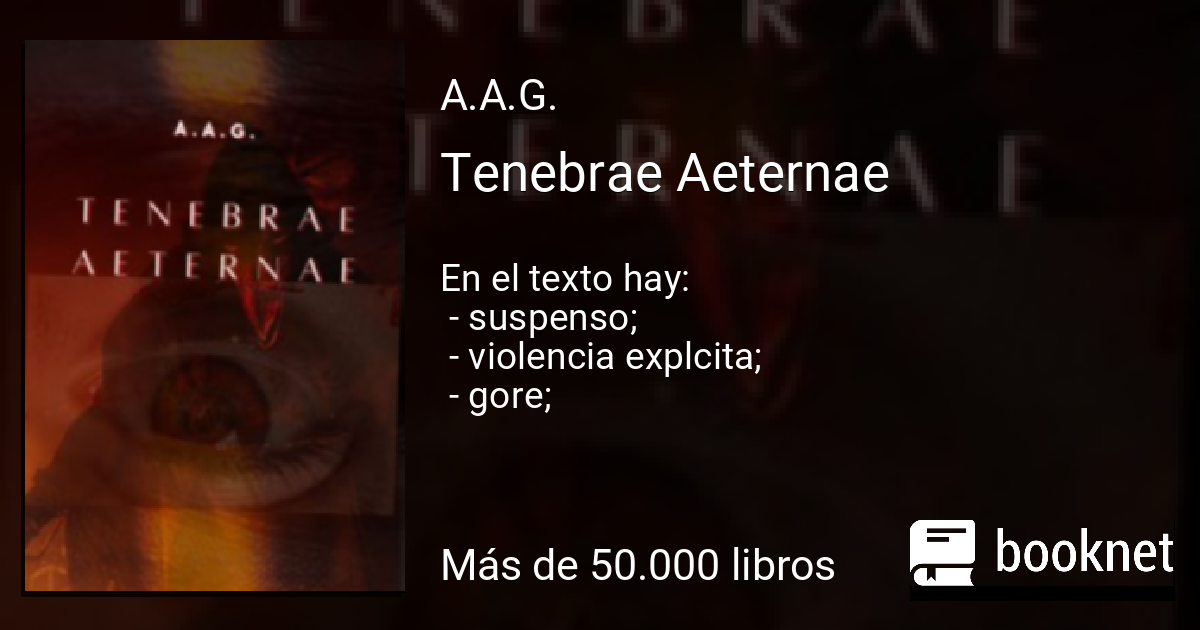 Tenebrae Aeternae leer libro en línea en Booknet