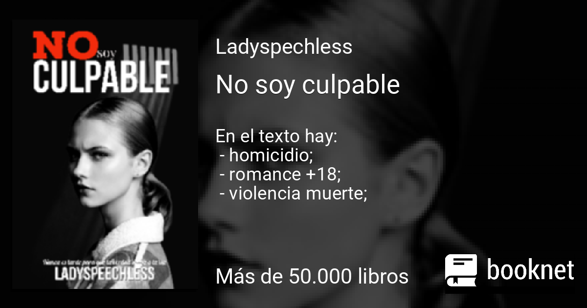 No soy culpable Leer libros online en Booknet