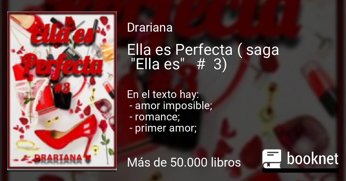 Ella es Perfecta ( saga "Ella es" # 3) leer libro en línea en Booknet