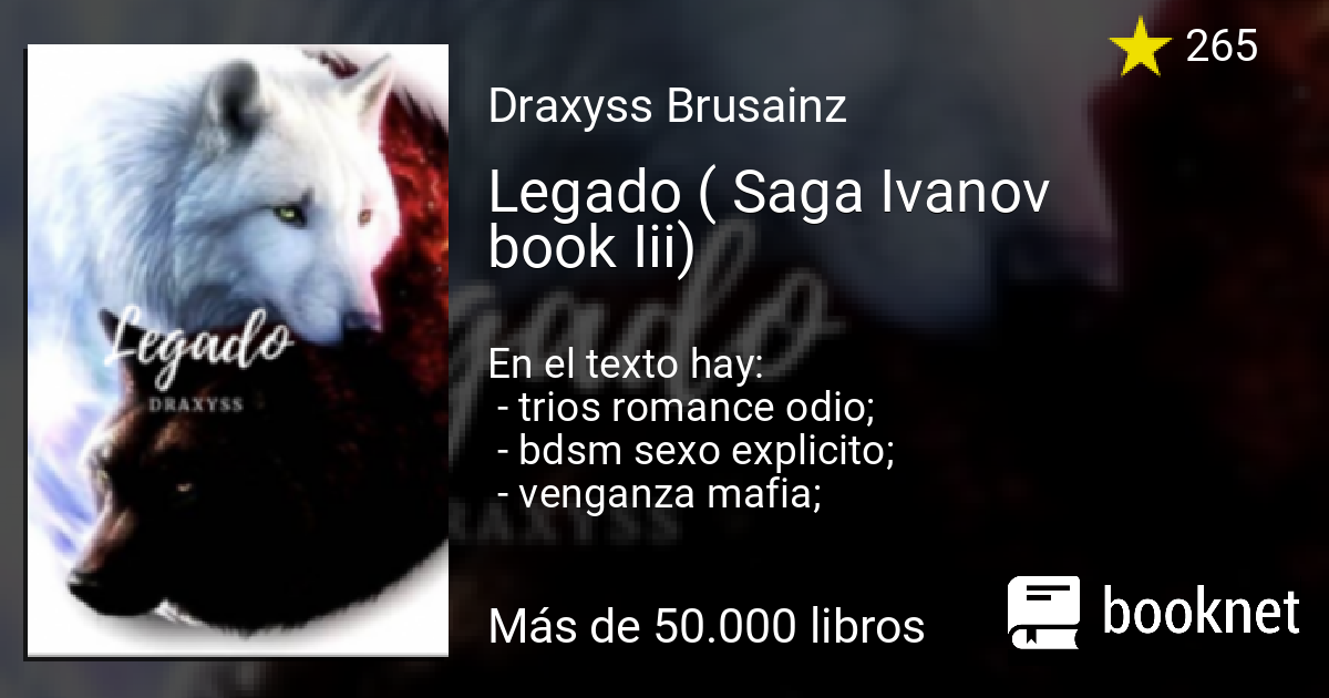 Legado ( Saga Ivanov book Iii) leer libro en línea en Booknet