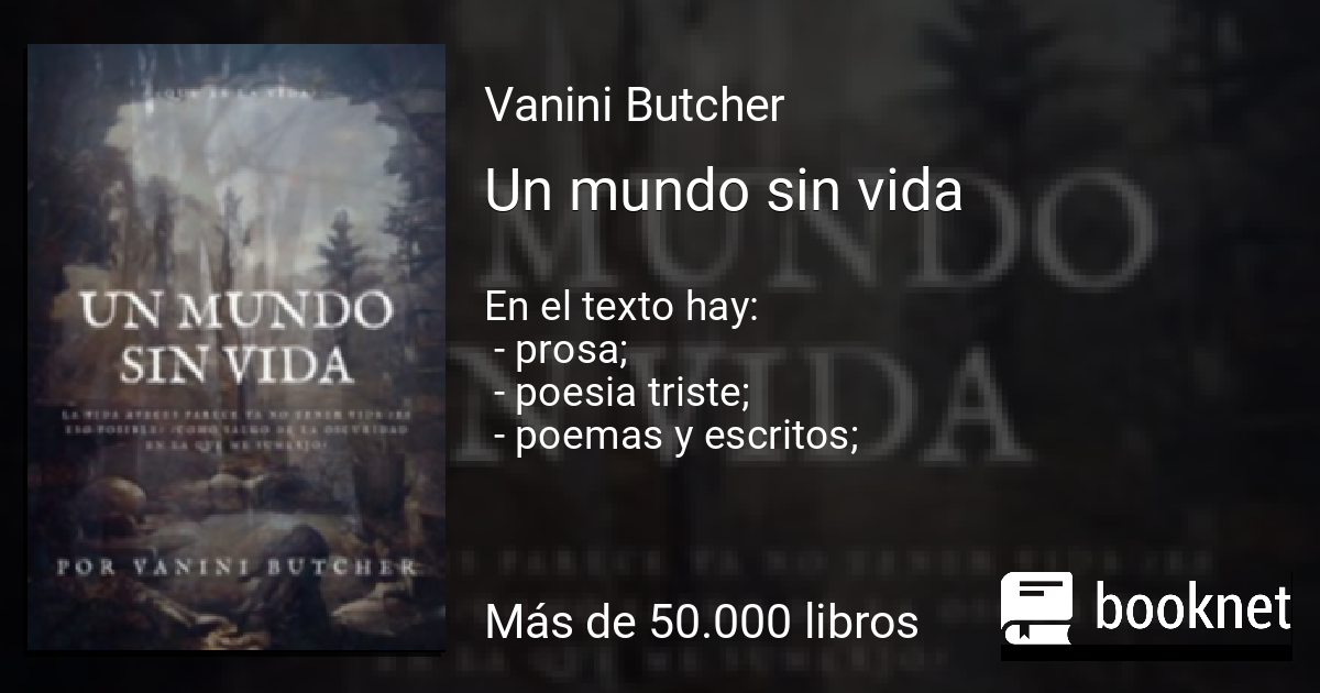Un mundo sin vida leer libro en línea en Booknet