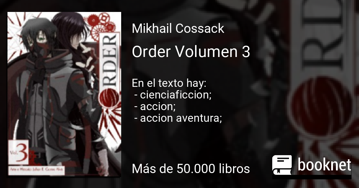 Order Volumen 3 leer libro en línea en Booknet