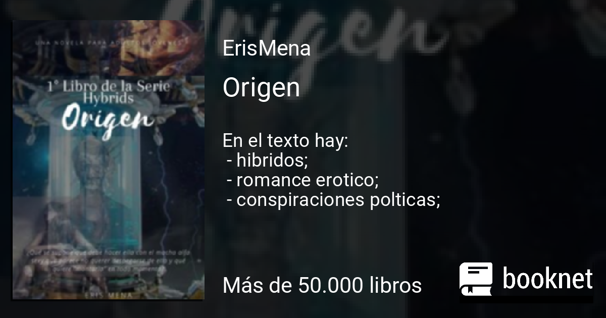 Origen leer libro en línea en Booknet