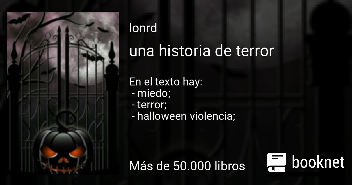 una historia de terror Leer libros online en Booknet
