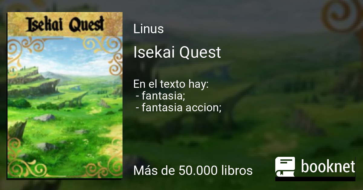 Isekai Quest leer libro en línea en Booknet