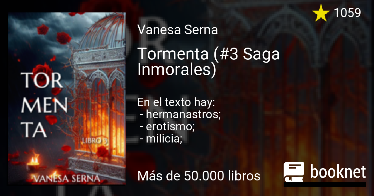 Tormenta (#3 Saga Inmorales) leer libro en línea en Booknet