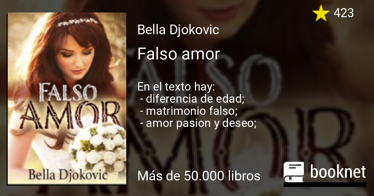 Falso amor leer libro en línea en Booknet