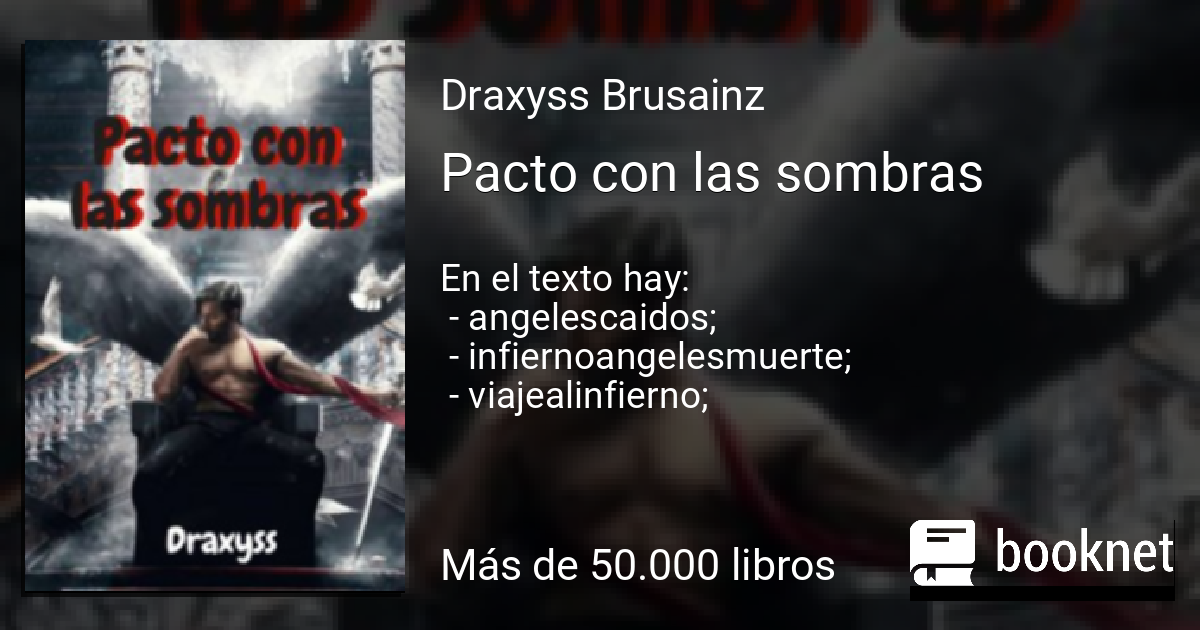 Pacto con las sombras leer libro en línea en Booknet