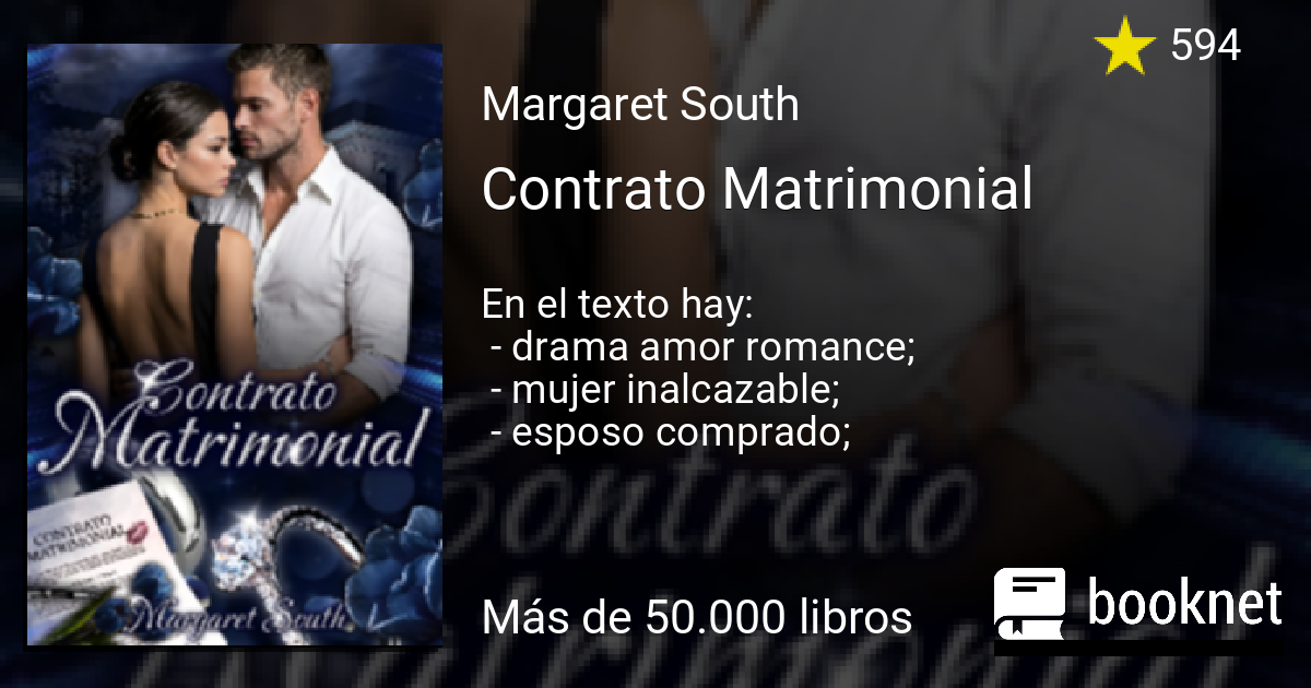 Contrato Matrimonial leer libro en línea en Booknet