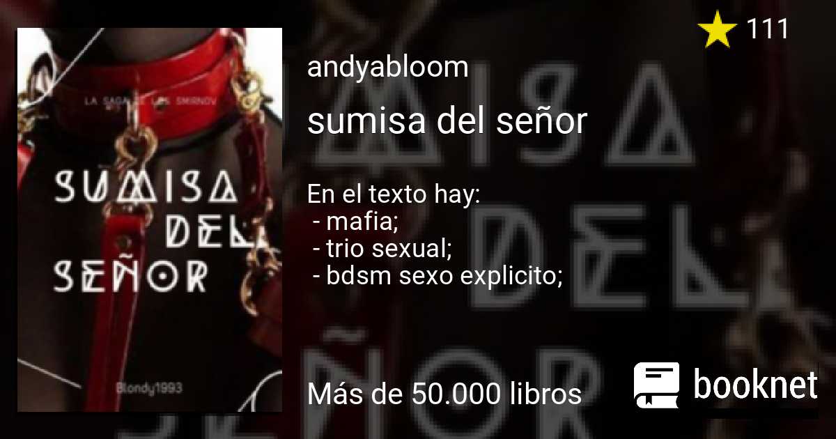 sumisa del señor leer libro en línea en Booknet