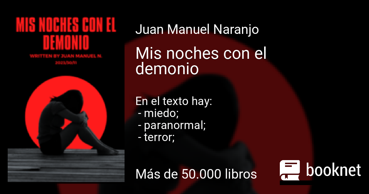 Mis noches con el demonio leer libro en línea en Booknet