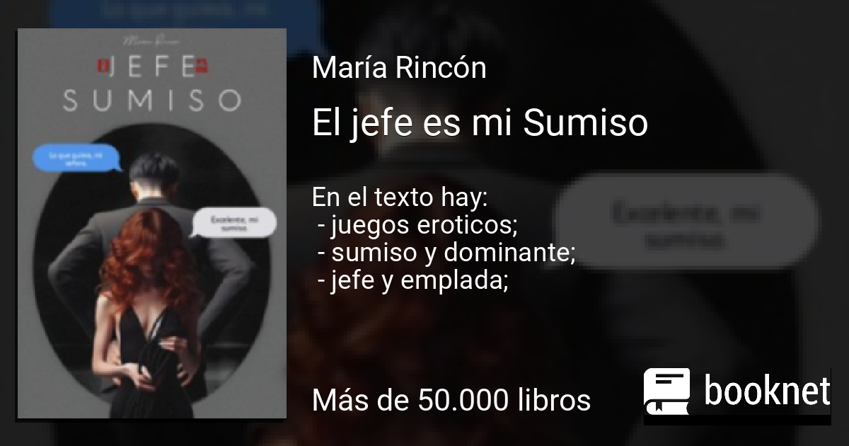 El jefe es mi Sumiso leer libro en línea en Booknet