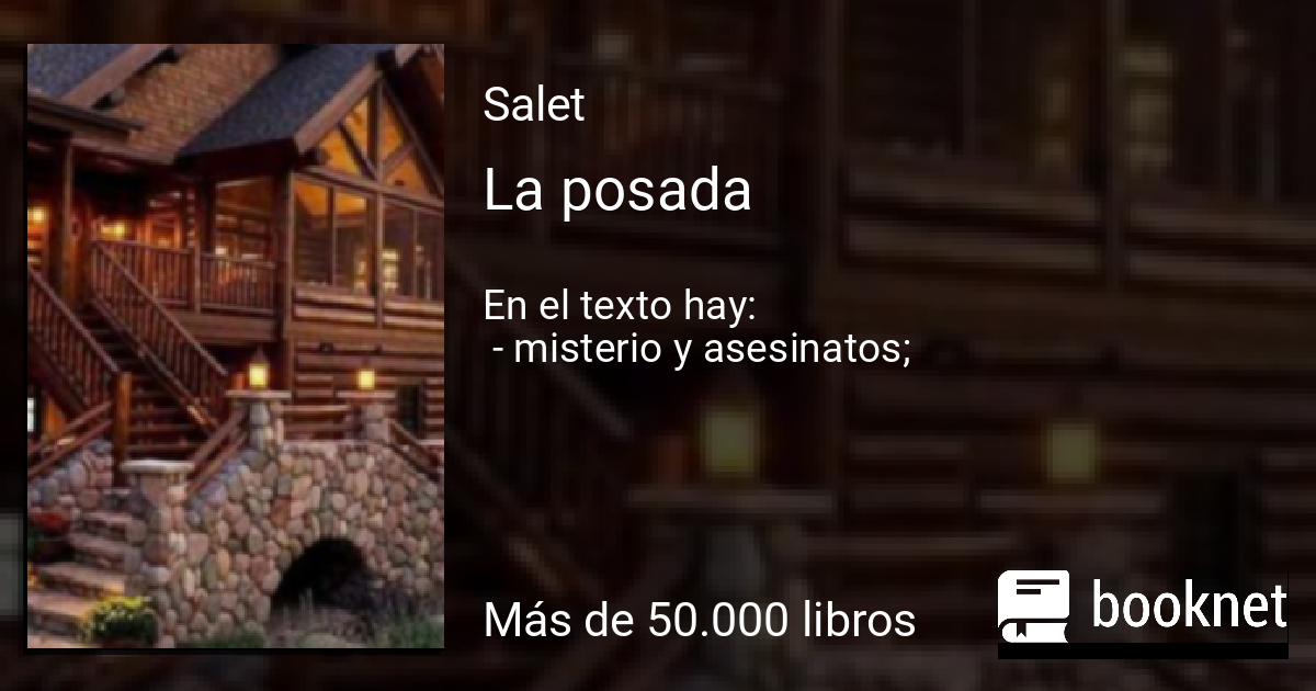 La posada leer libro en línea en Booknet