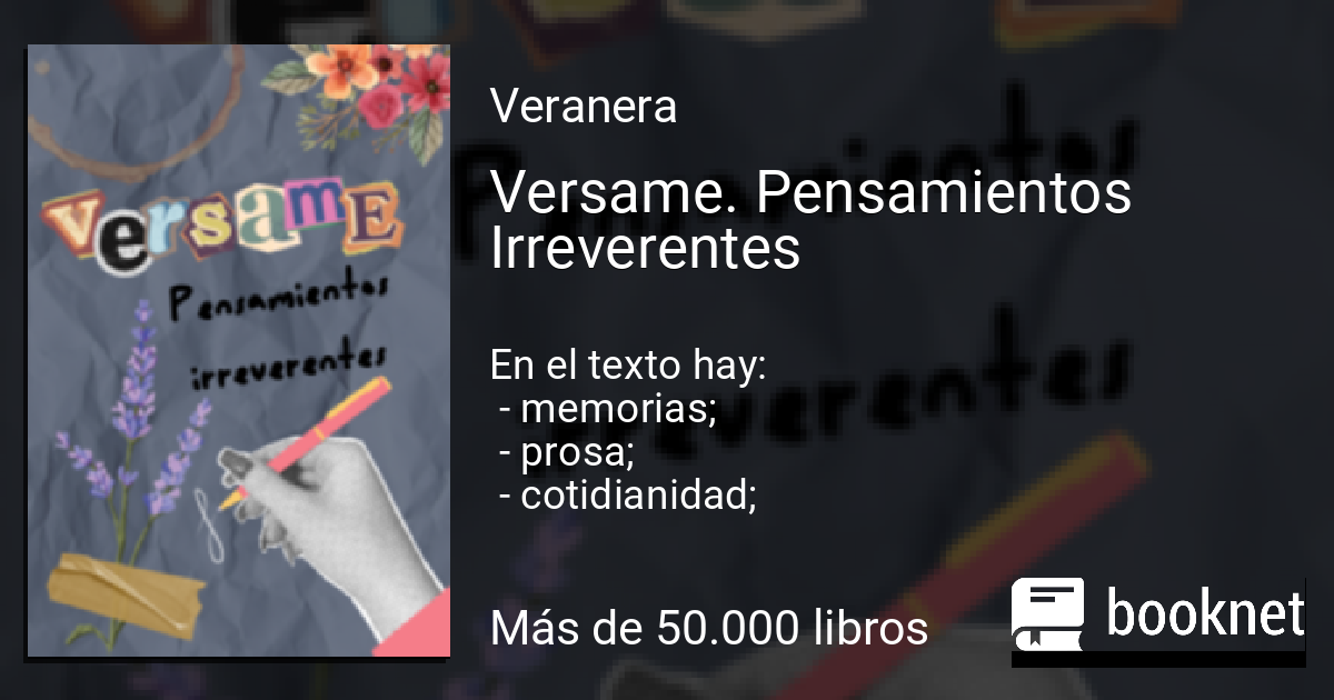 Versame. Pensamientos Irreverentes leer libro en línea en Booknet