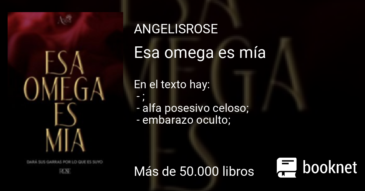 Esa omega es mía leer libro en línea en Booknet