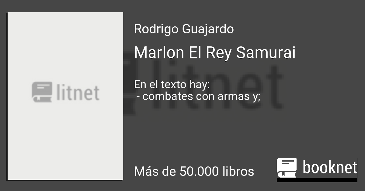 Marlon El Rey Samurai leer libro en línea en Booknet