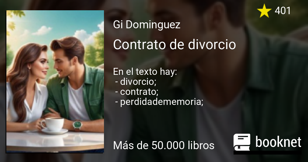 Contrato de divorcio leer libro en línea en Booknet
