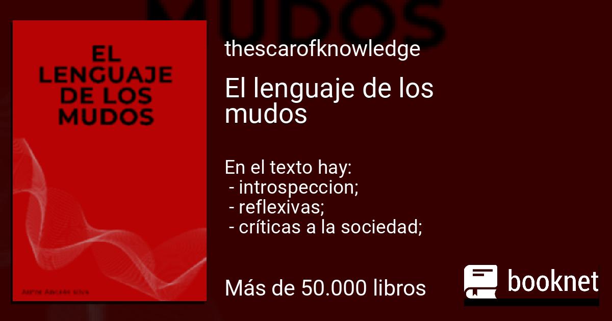 El lenguaje de los mudos leer libro en línea en Booknet