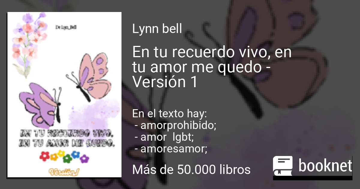 En tu recuerdo vivo, en tu amor me quedo - Versión 1 leer libro en línea en Booknet