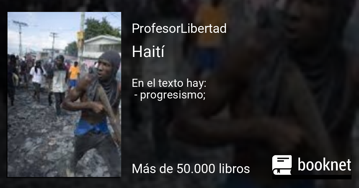 Haití leer libro en línea en Booknet