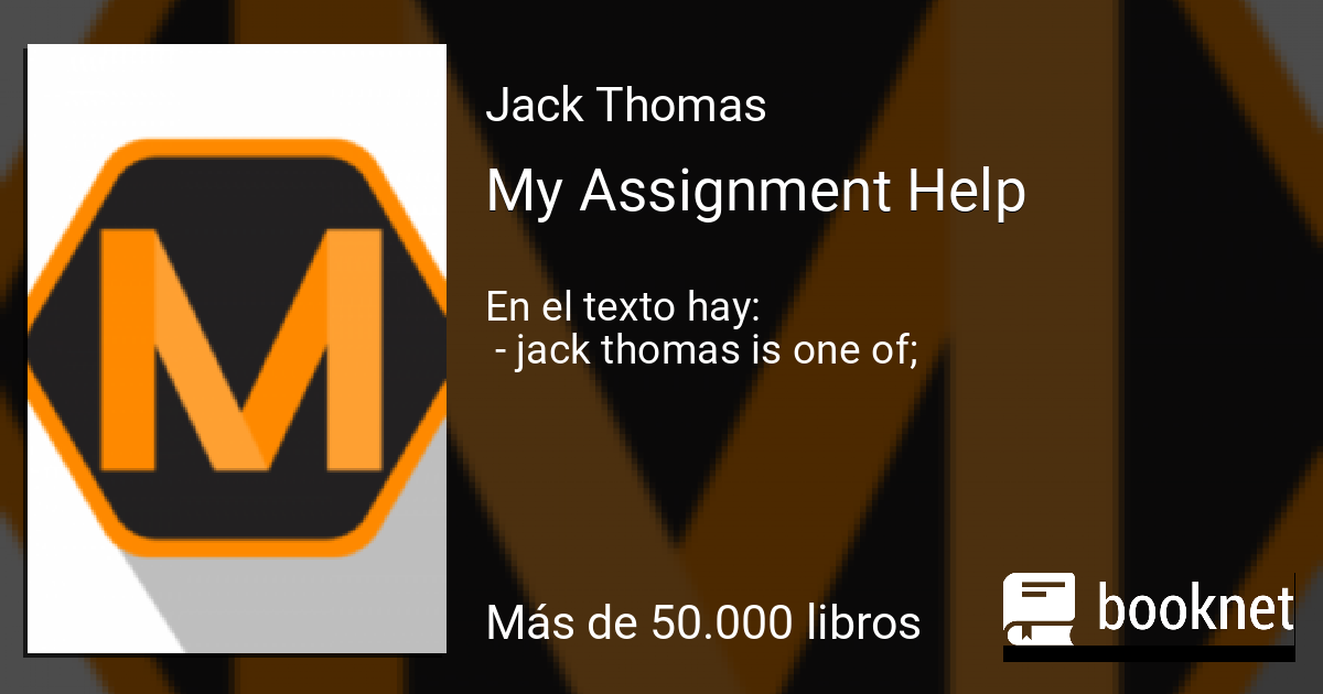 My Assignment Help leer libro en línea en Booknet