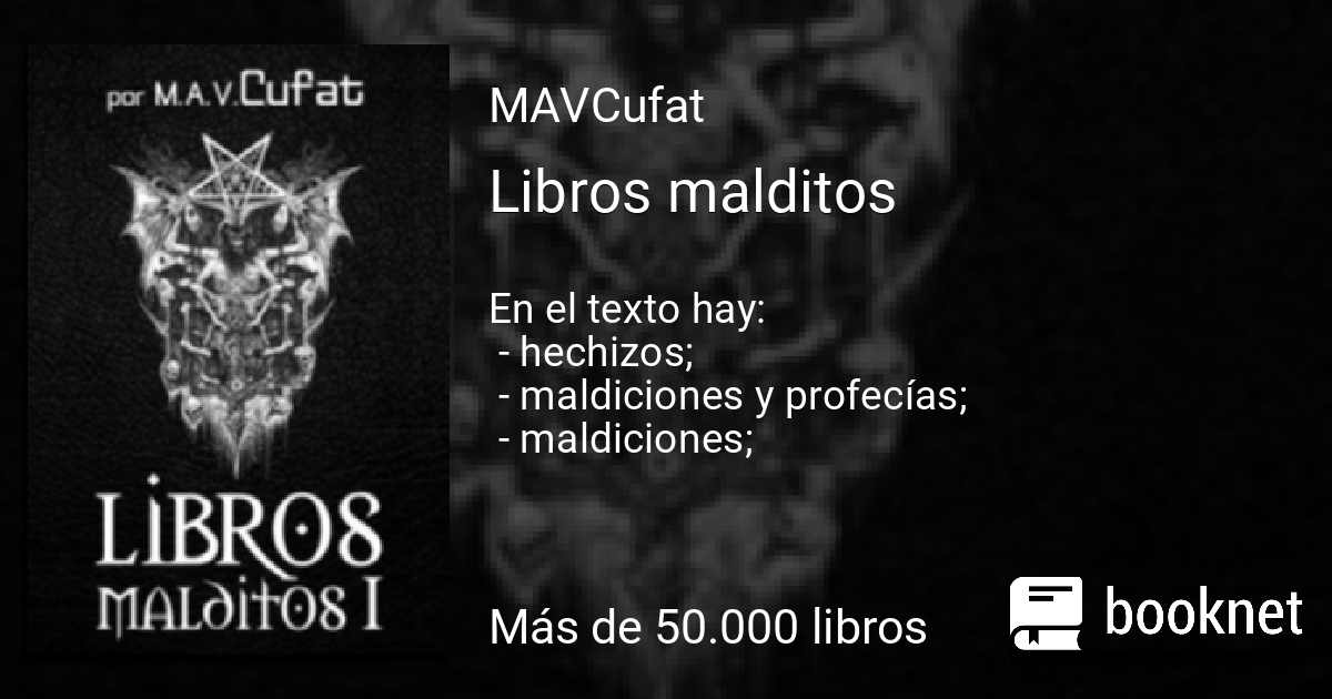 Libros malditos leer libro en línea en Booknet
