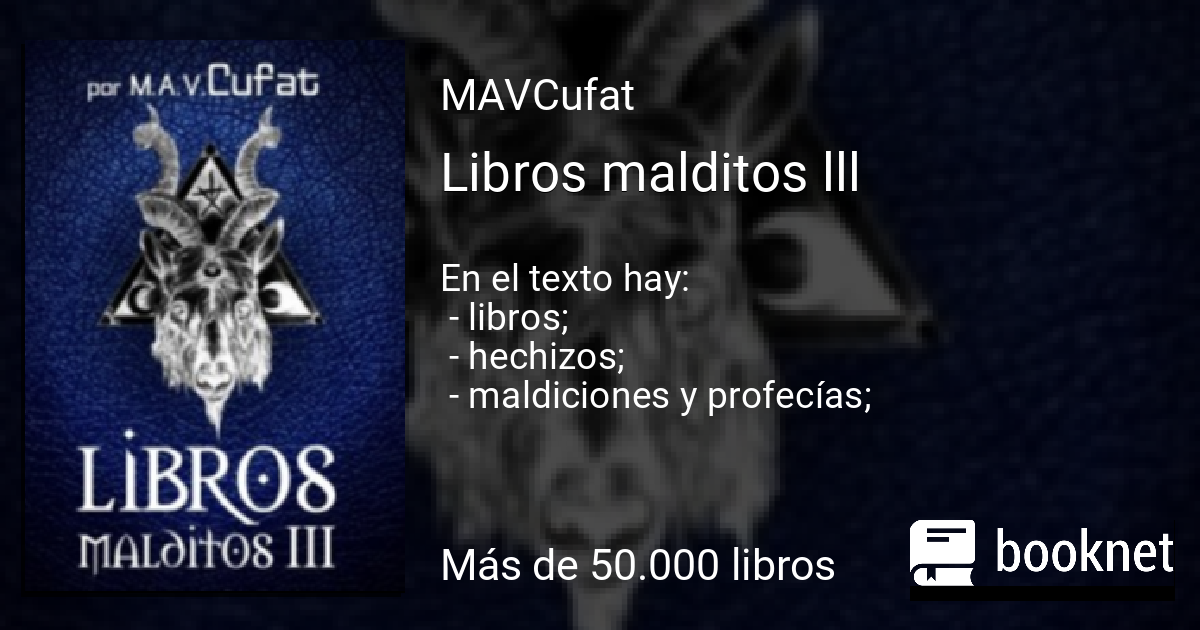 Libros malditos lll leer libro en línea en Booknet
